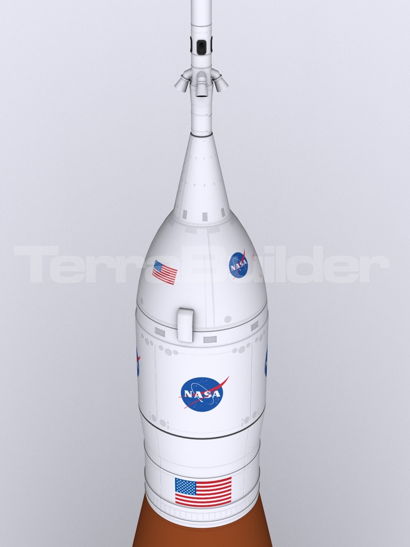 Space Launch Sls Heavy 3d Model