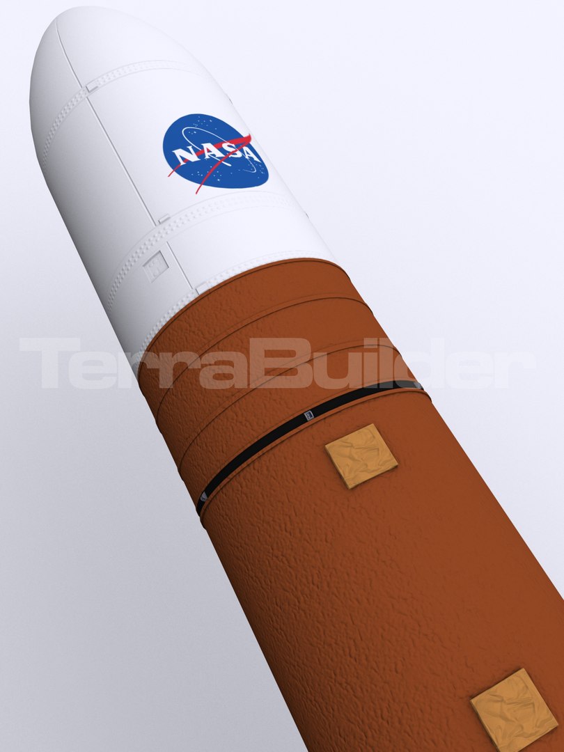 Space Launch Sls Heavy 3d Model
