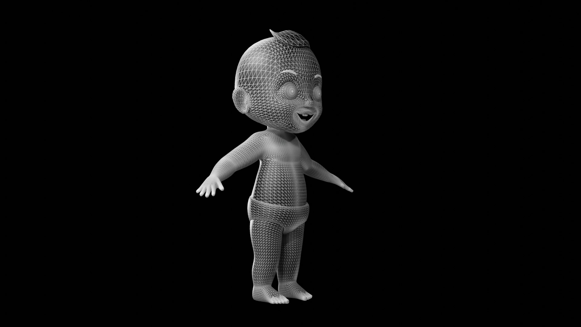3D Baby 3d Character Model model - TurboSquid 2005840