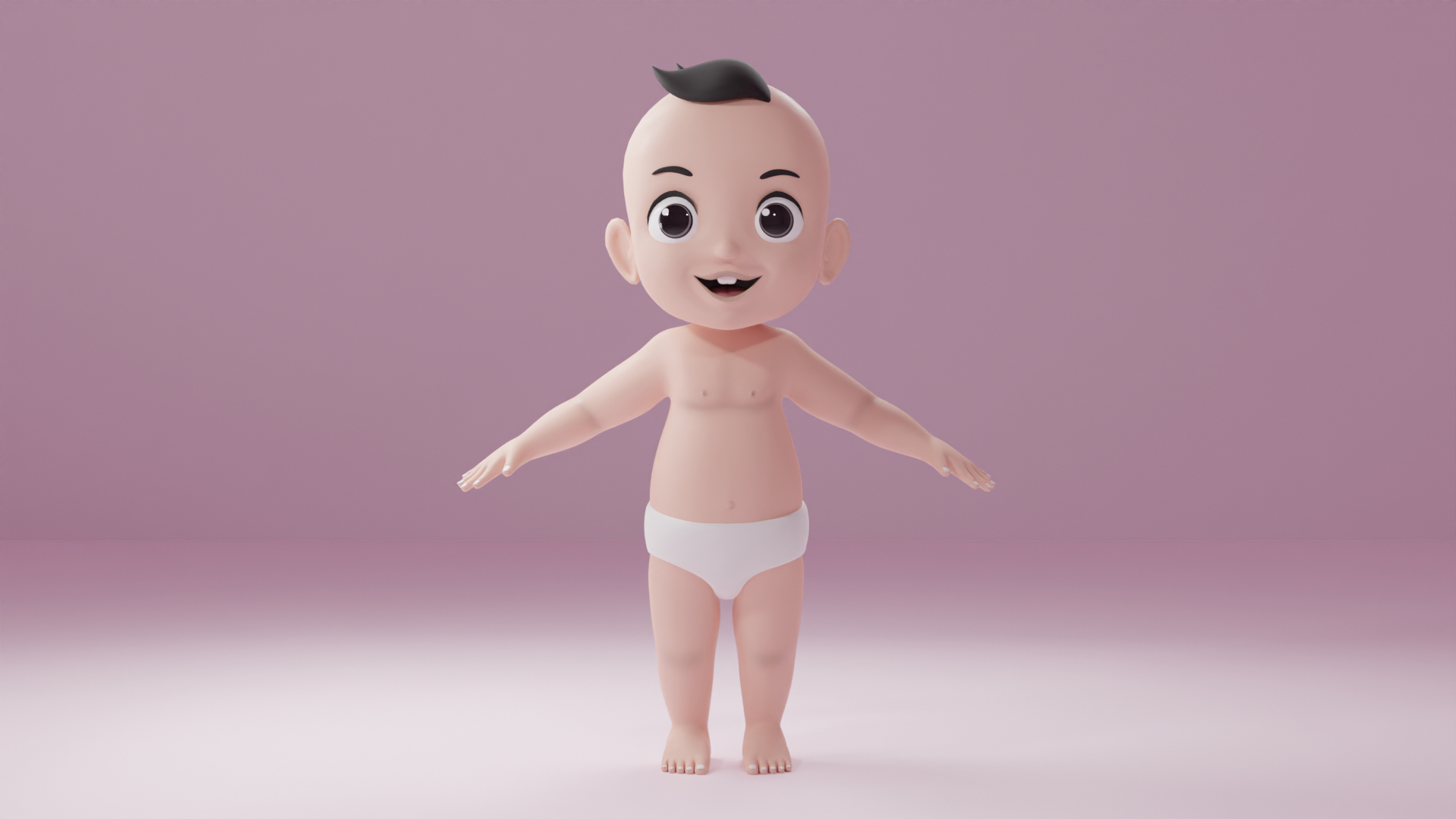 3D Baby 3d Character Model model - TurboSquid 2005840