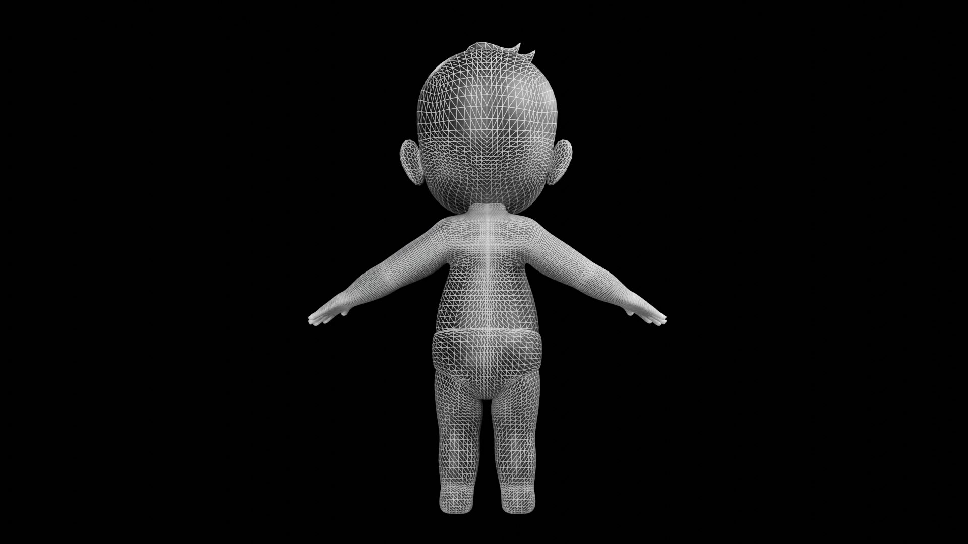 3D Baby 3d Character Model model - TurboSquid 2005840
