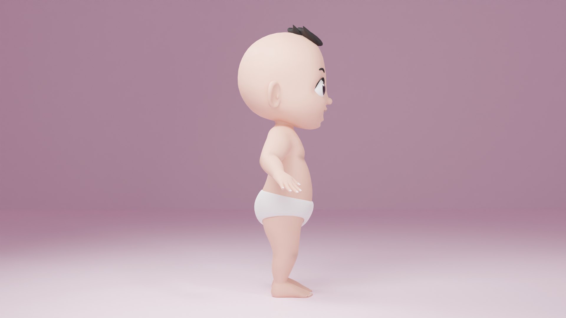 3D Baby 3d Character Model model - TurboSquid 2005840