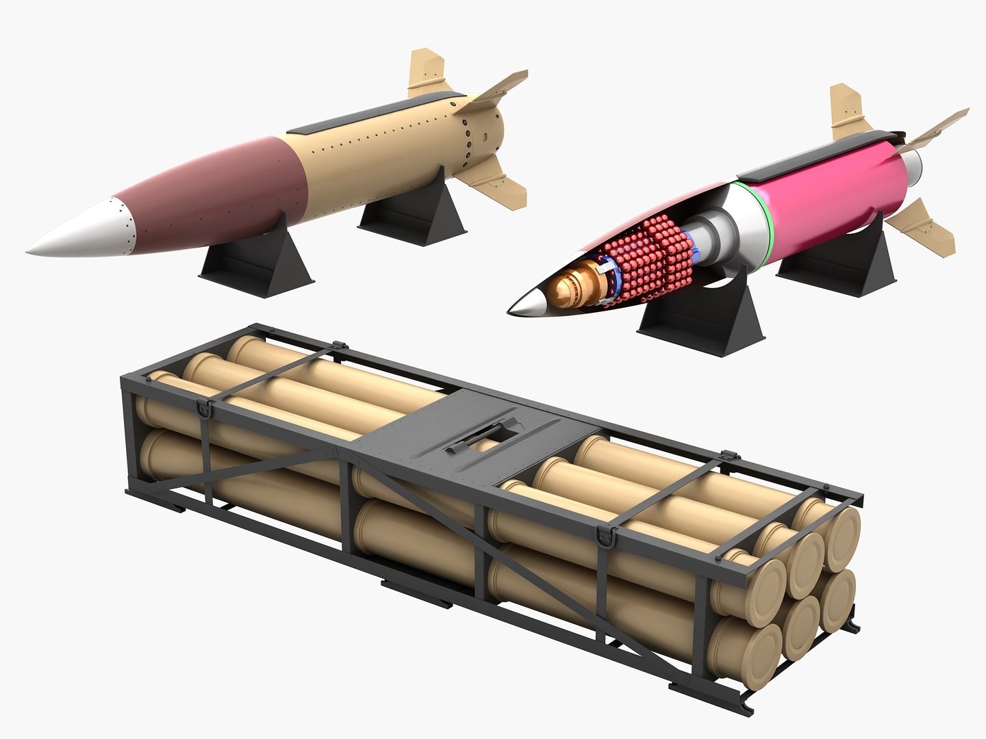Lockheed Martin MGM-140 ATACMS Army Tactical Missile System 05 ...