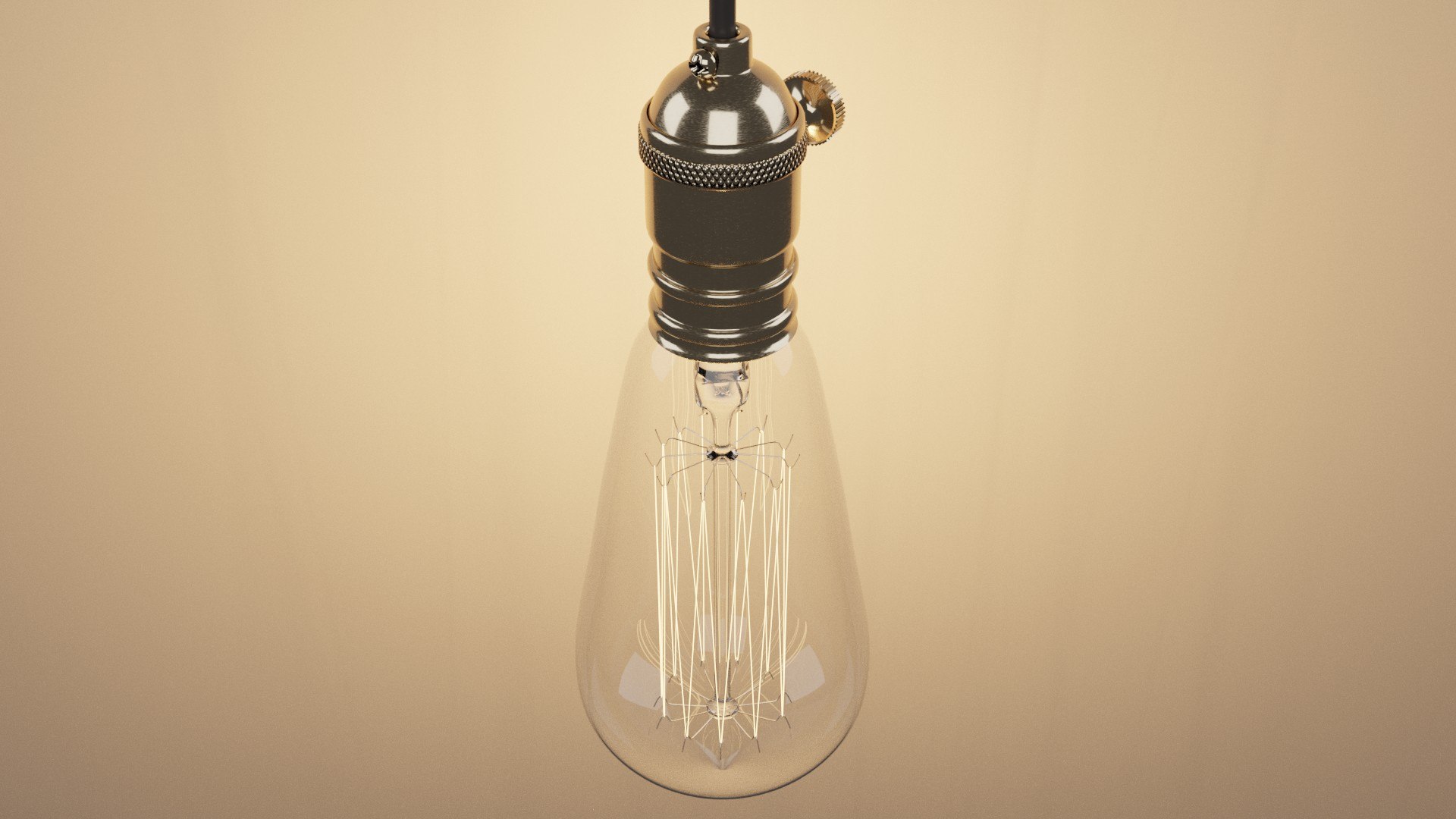 3D Model Edison Bulb - TurboSquid 1751574