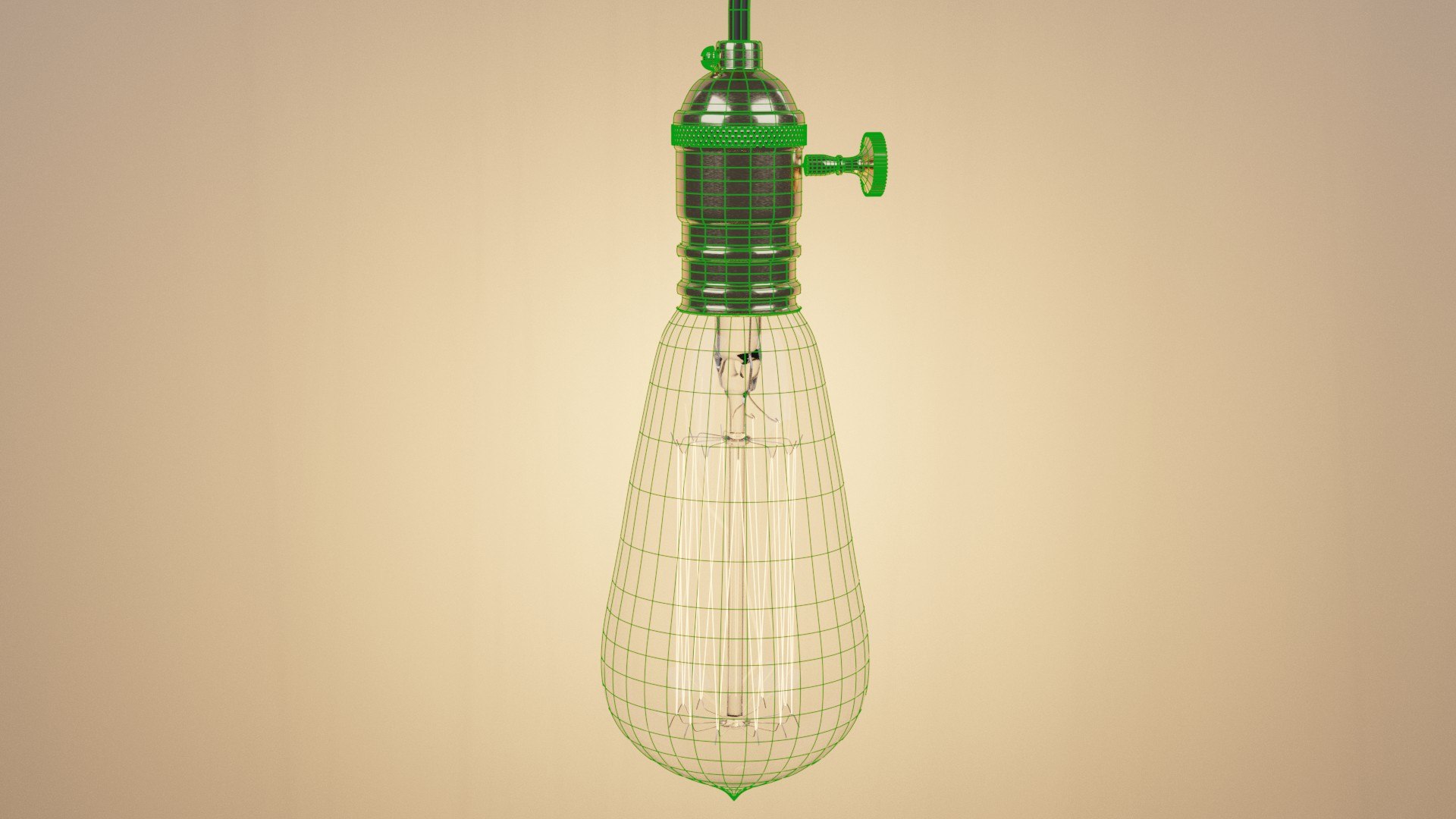 3D Model Edison Bulb - TurboSquid 1751574