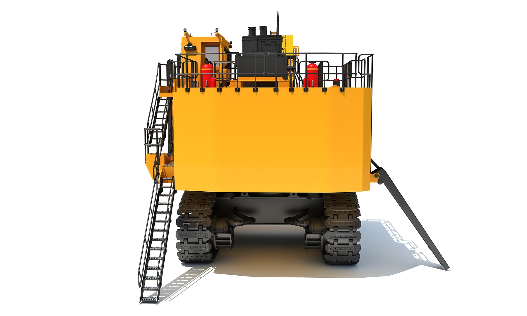 Tracked Mining Excavator 3D Model - TurboSquid 2357757