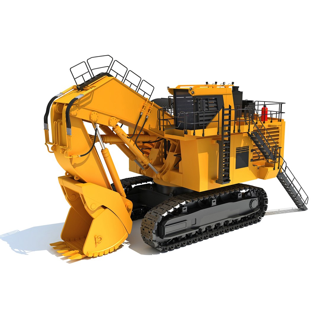 Tracked Mining Excavator 3D Model - TurboSquid 2357757