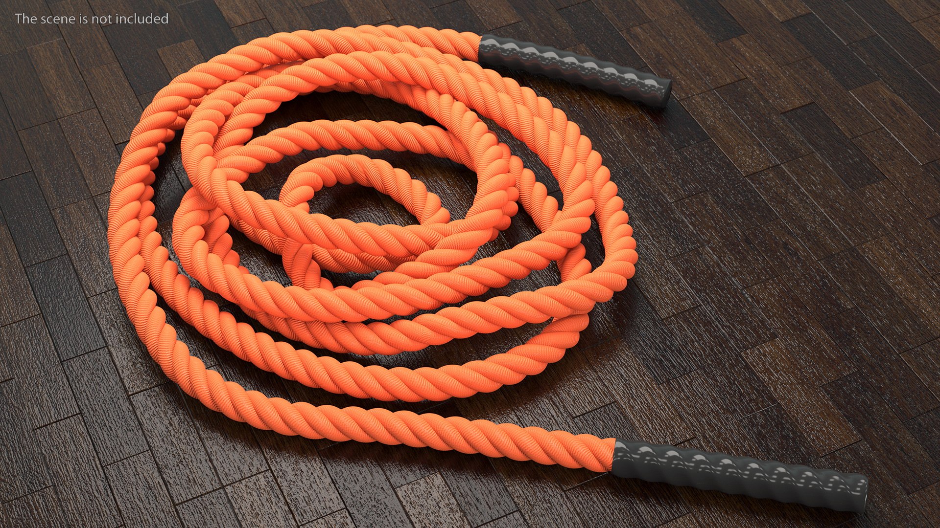 Fitness Battle Rope Orange 3D model - TurboSquid 1778353