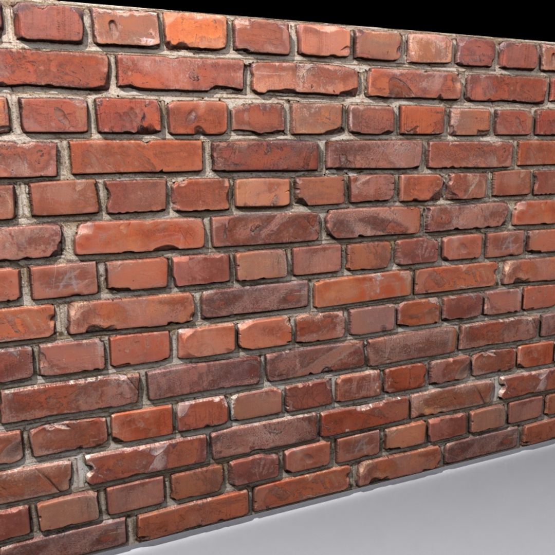 brick wall 11 3d max