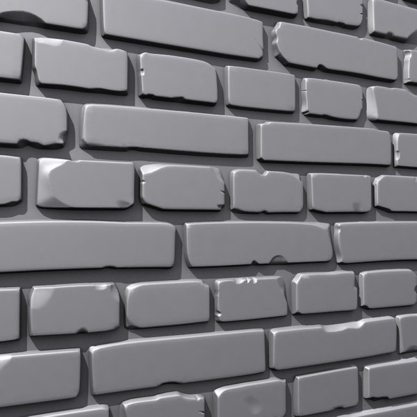 brick wall 11 3d max