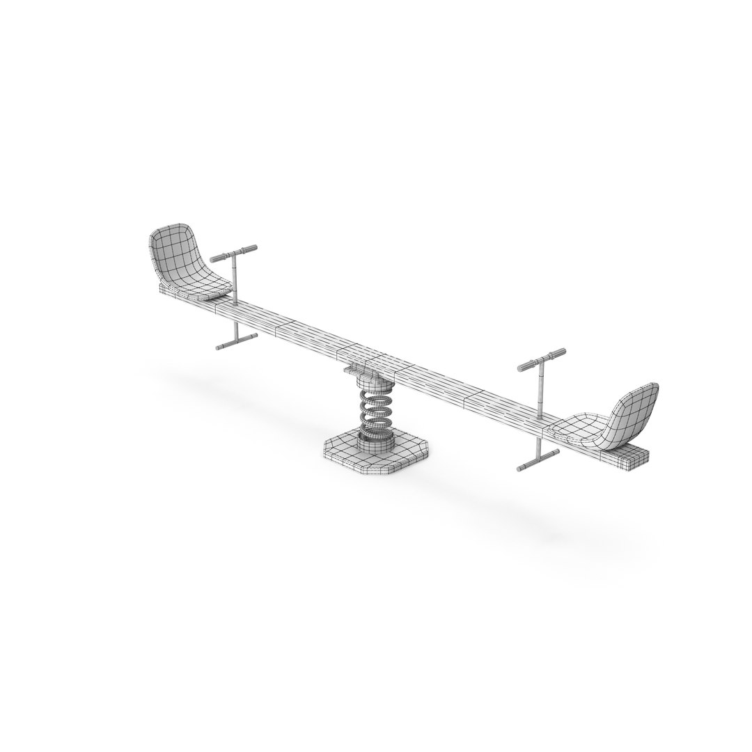 3D Playground Seesaw model - TurboSquid 2182835