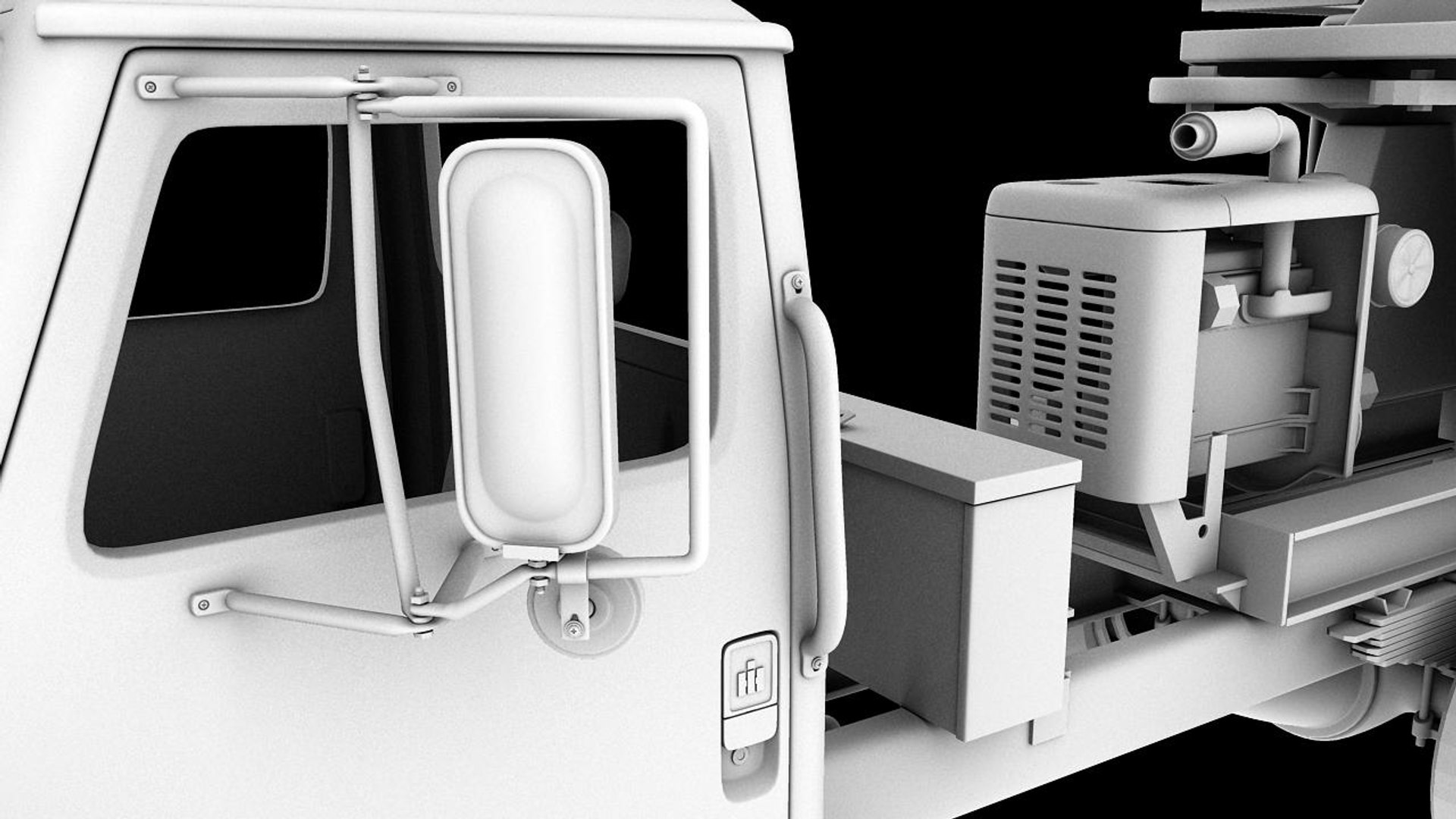 Construction Vehicle Log Lifter 3d Model