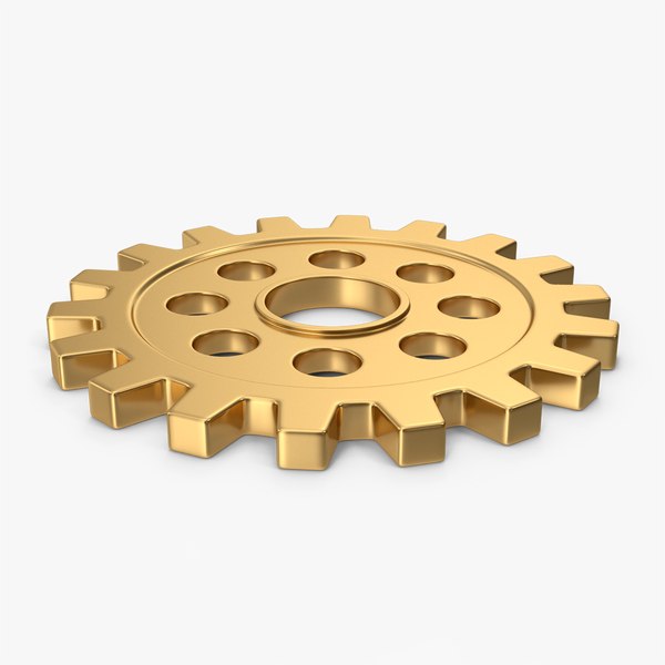 modelo 3d Gold Gear - TurboSquid 2077196