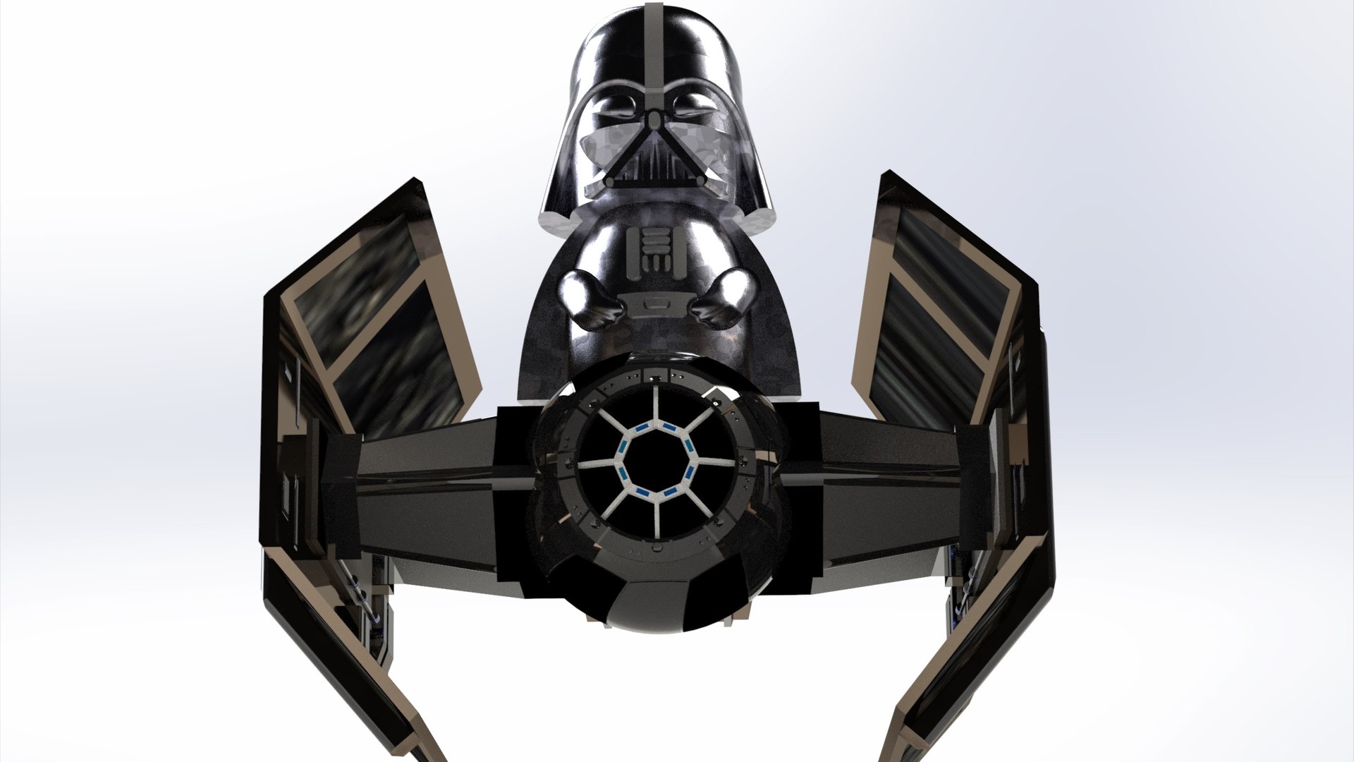 3D Sci-Fi Starfighter With Pilot High Quality 3D Model For Printing ...