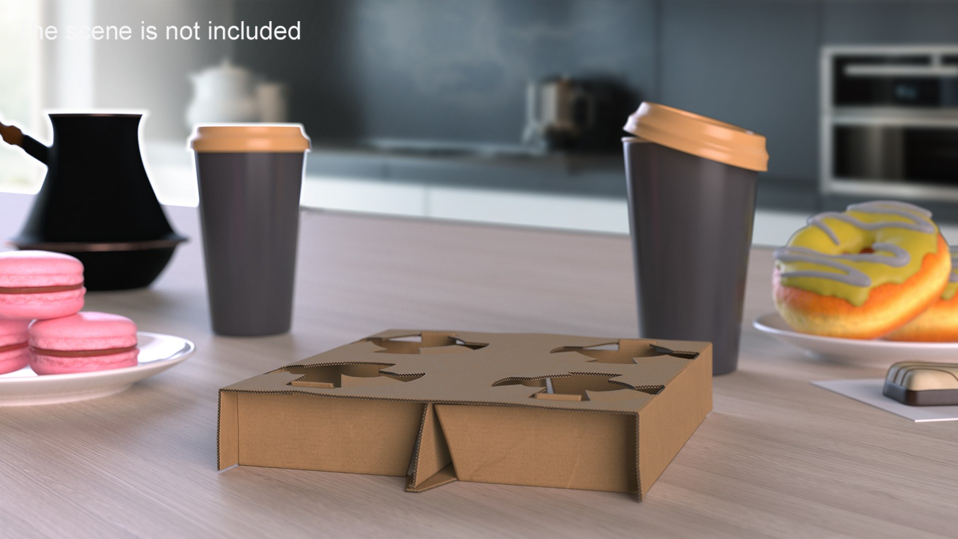 Corrugated Cardboard Box For Coffee 3D Model - TurboSquid 2208813