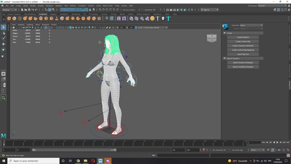 Realistic Female Game Ready Modelo 3D - TurboSquid 1881850