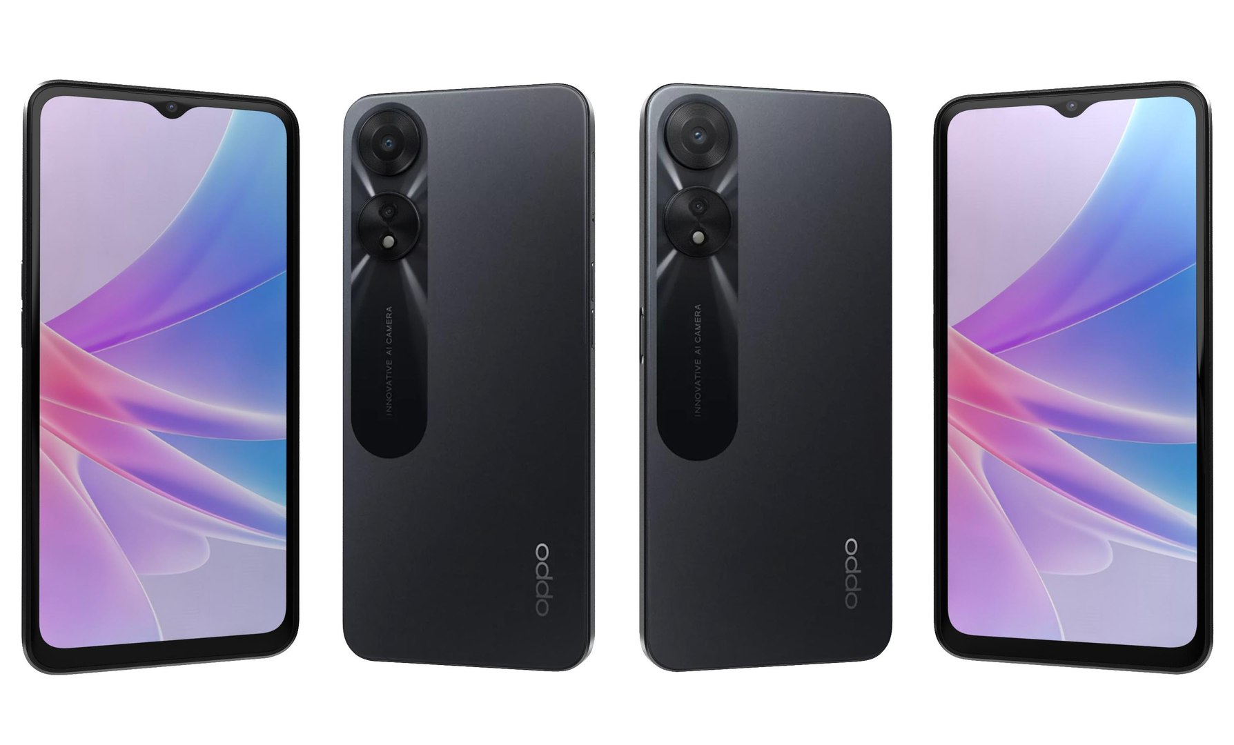 Oppo A58 All Colors 3D model - TurboSquid 1997803