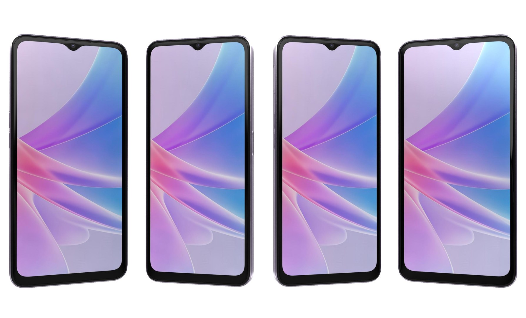 Oppo A58 All Colors 3D model - TurboSquid 1997803