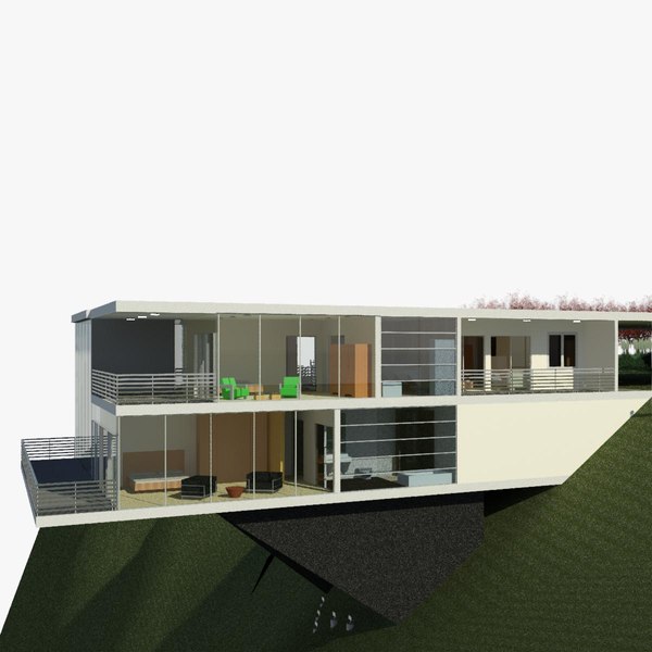 modèle 3D de Maison de falaise Revit - TurboSquid 2036726