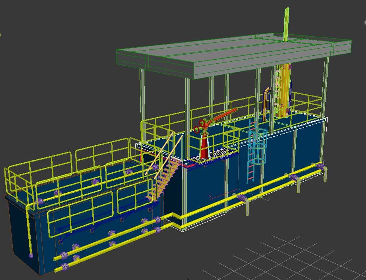 mudtank gas buster 3d max