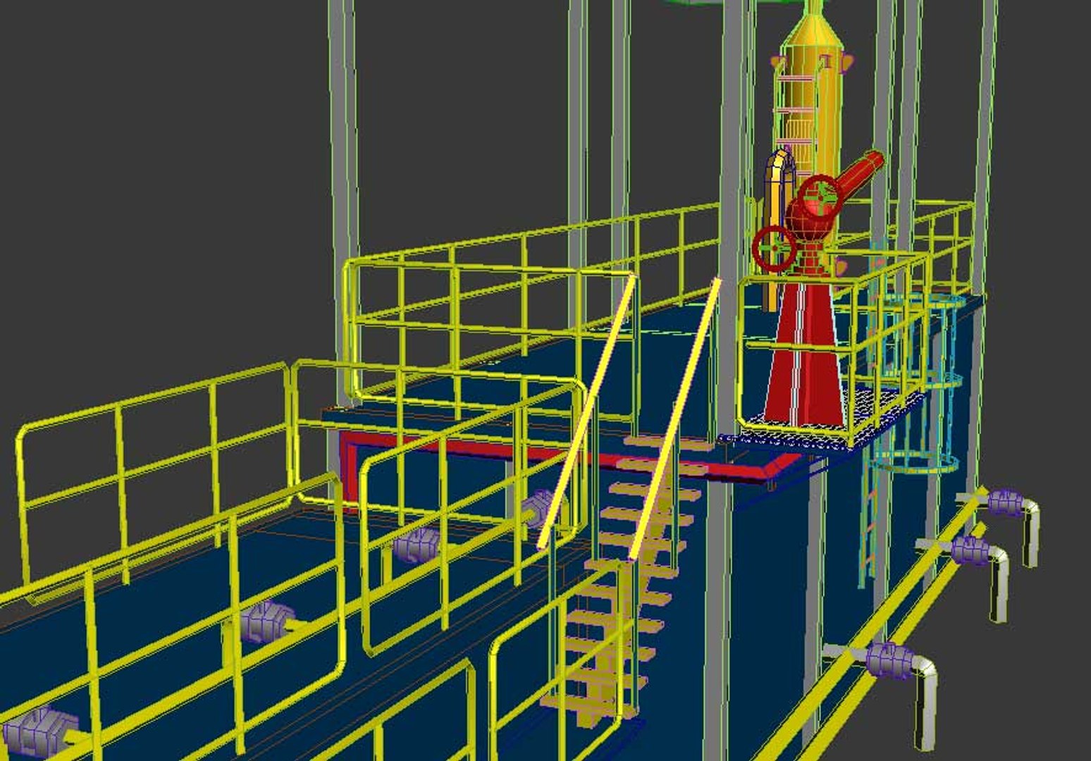 mudtank gas buster 3d max