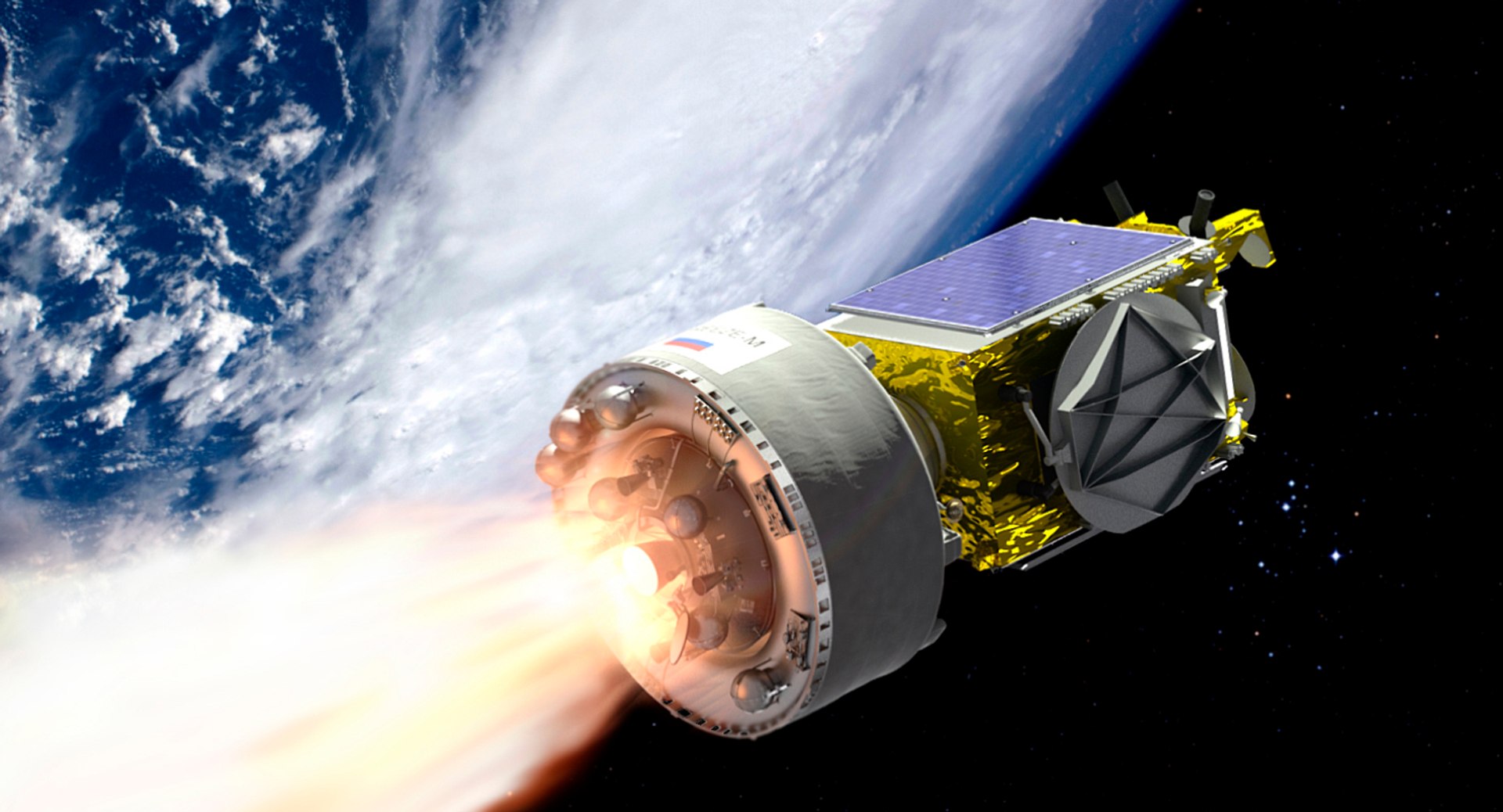 Briz-m Breeze-m Upper Stage 3D Model - TurboSquid 1158017