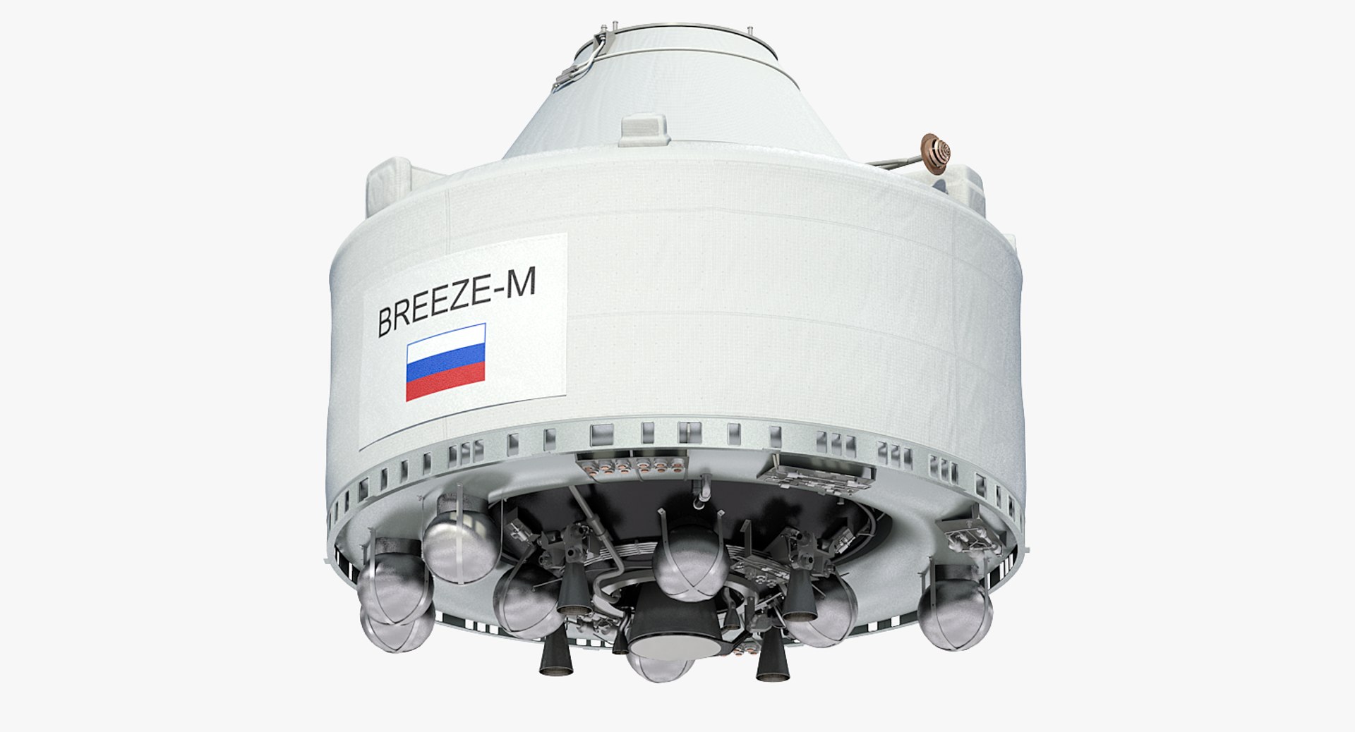 Briz-m Breeze-m Upper Stage 3D Model - TurboSquid 1158017