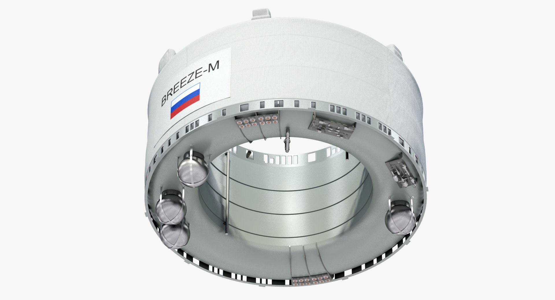 Briz-m breeze-m upper stage 3D model - TurboSquid 1158017