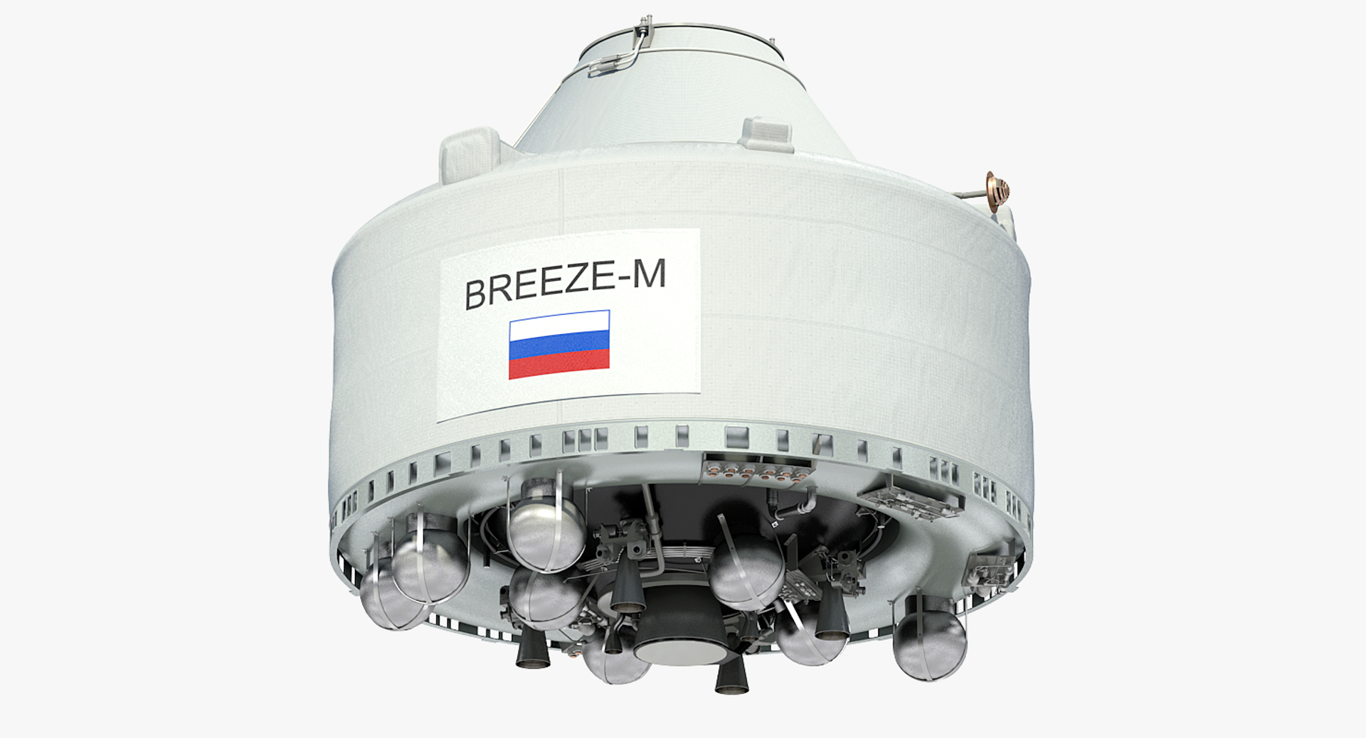 Briz-m Breeze-m Upper Stage 3D Model - TurboSquid 1158017