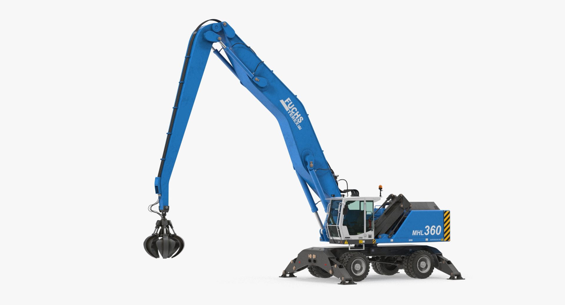 Handler terex fuchs mhl360 3D model - TurboSquid 1337507