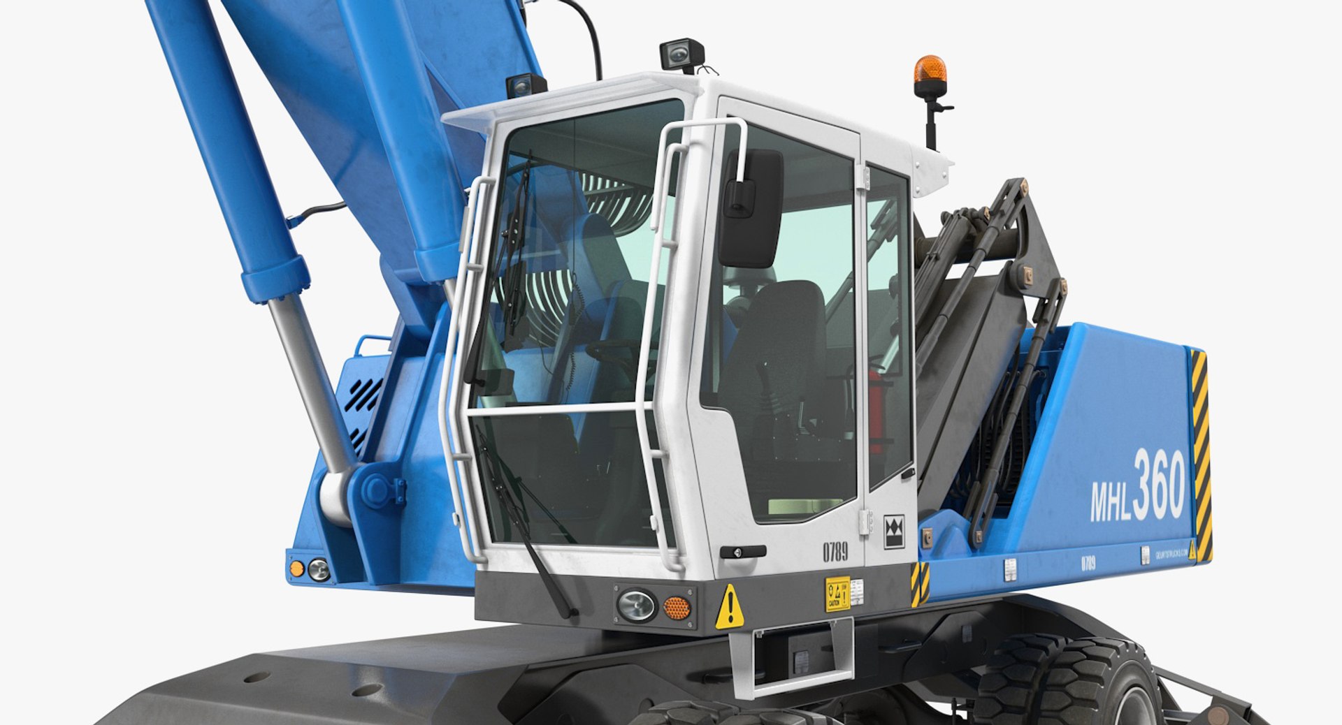 Handler terex fuchs mhl360 3D model - TurboSquid 1337507