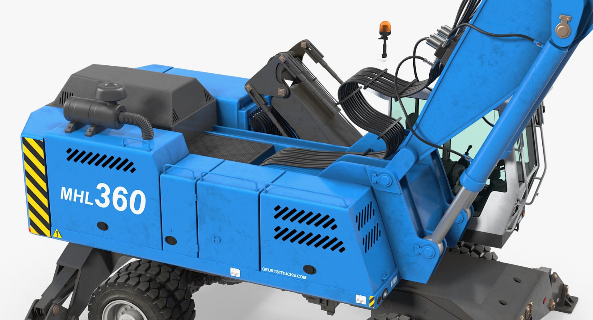 Handler Terex Fuchs Mhl360 3d Model Turbosquid 1337507