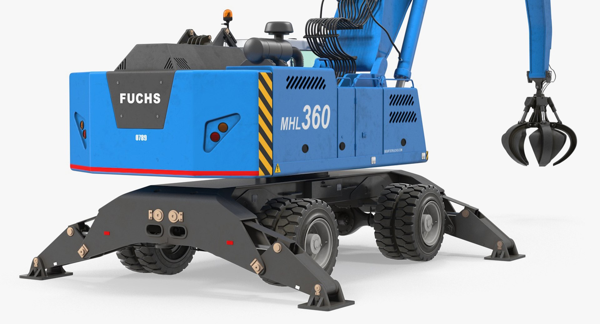 Handler terex fuchs mhl360 3D model - TurboSquid 1337507