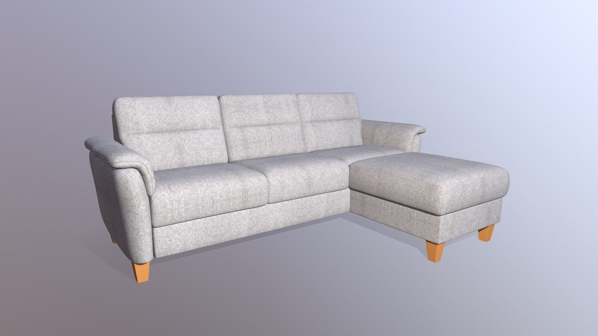Sofa L Shaped 3D Model - TurboSquid 2247578