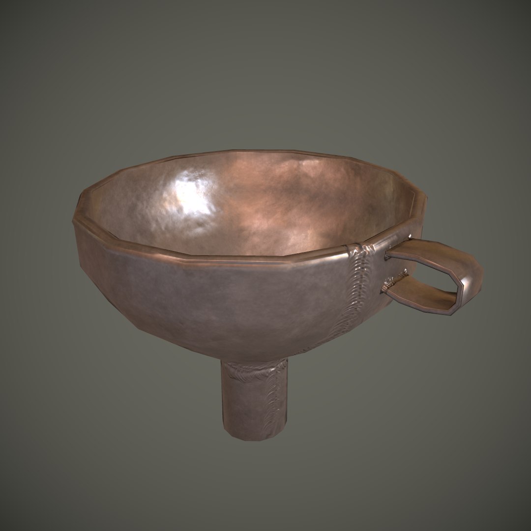 Metal Funnel 3D Model - TurboSquid 1466912