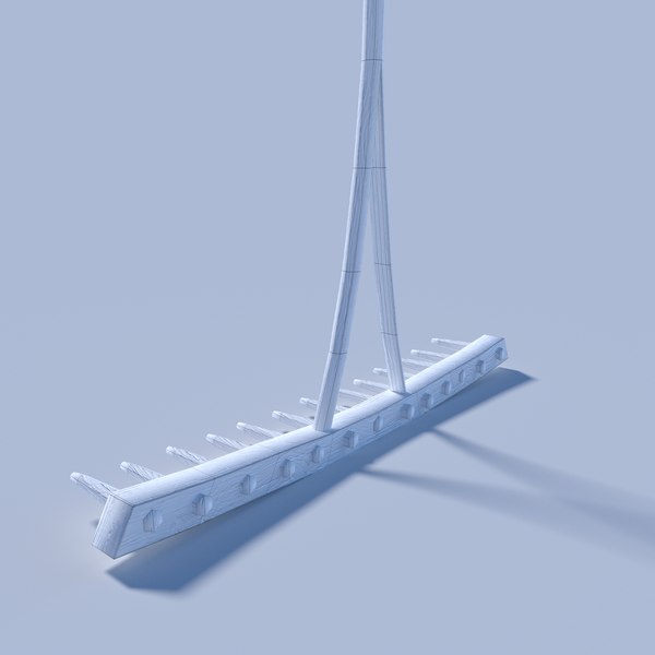 3D rake blender cycles model - TurboSquid 1306490
