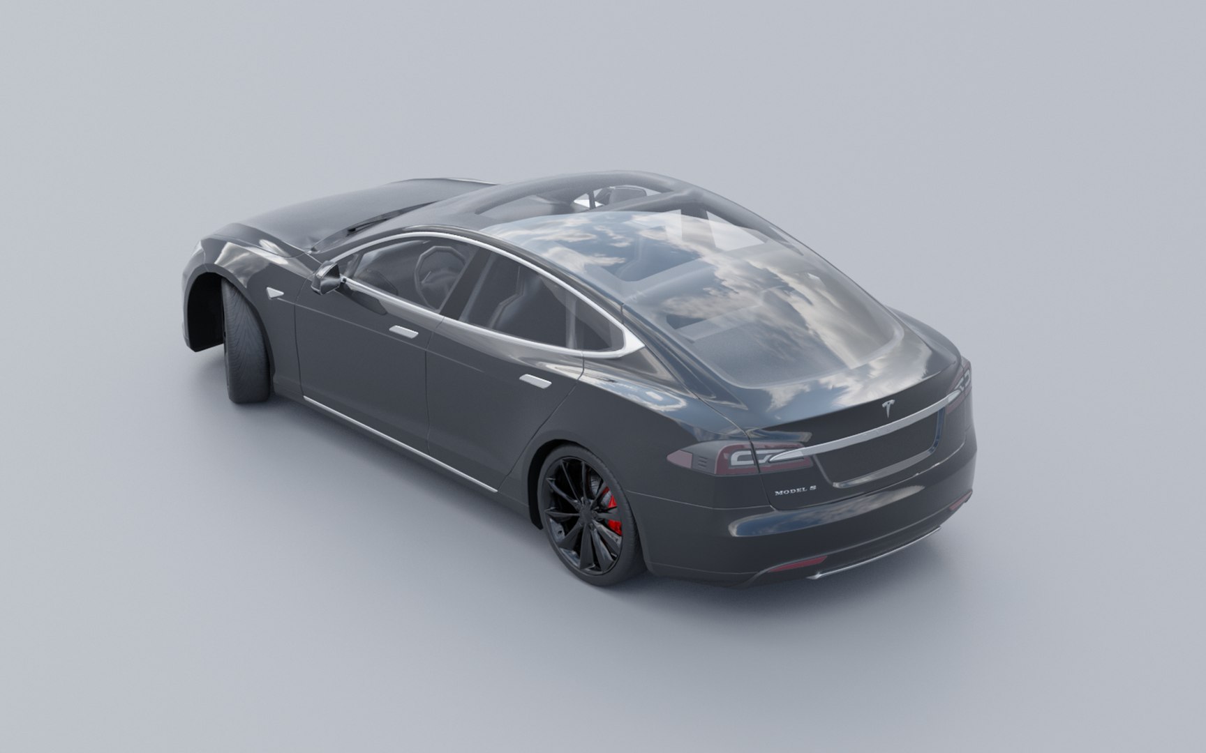 Tesla S Modeled 3D - TurboSquid 1691385