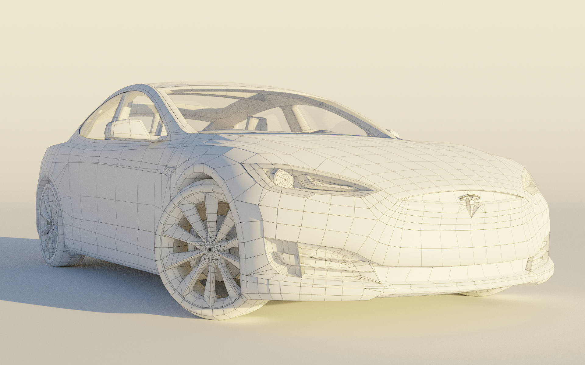 Tesla s modeled 3D - TurboSquid 1691385