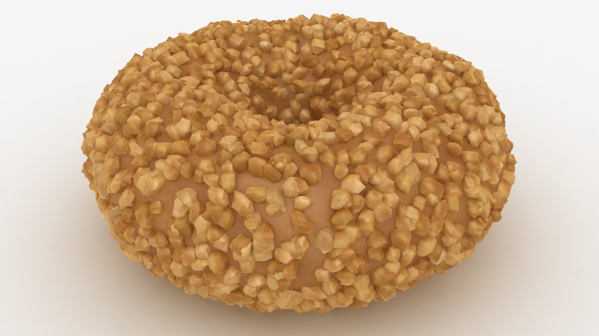 Realistic Peanut Donut Model - TurboSquid 1444355