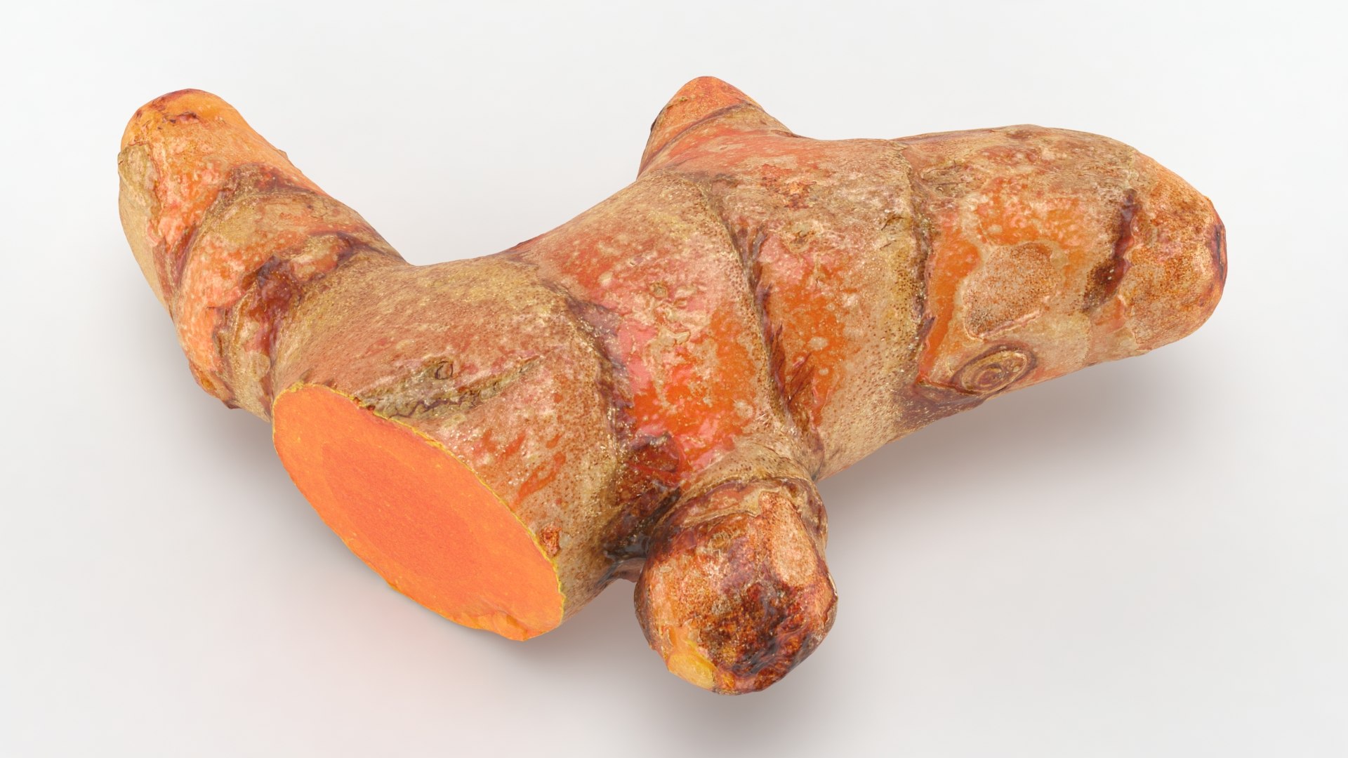 3D Turmeric Cut v2 - TurboSquid 1856105