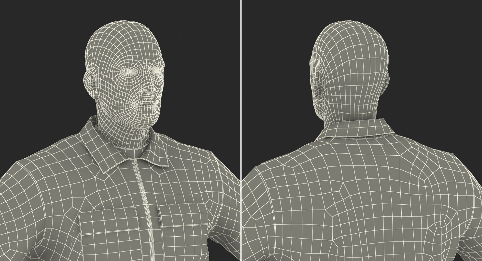 worker work 3d model