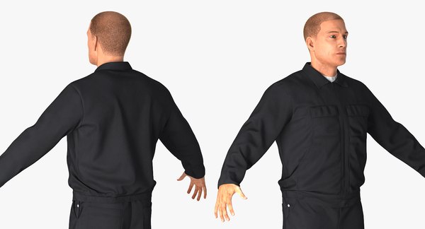 worker work 3d model