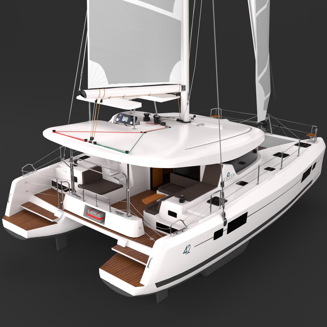Catamaran Lagoon 42 Model - TurboSquid 1702050