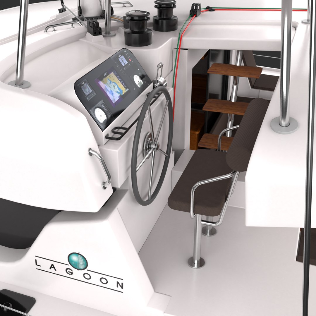 Catamaran lagoon 42 model - TurboSquid 1702050