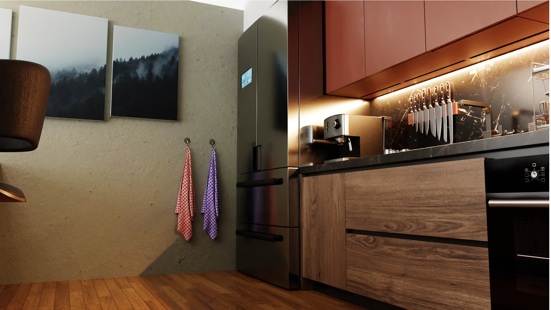 3D Kitchen Fridge - TurboSquid 2185192