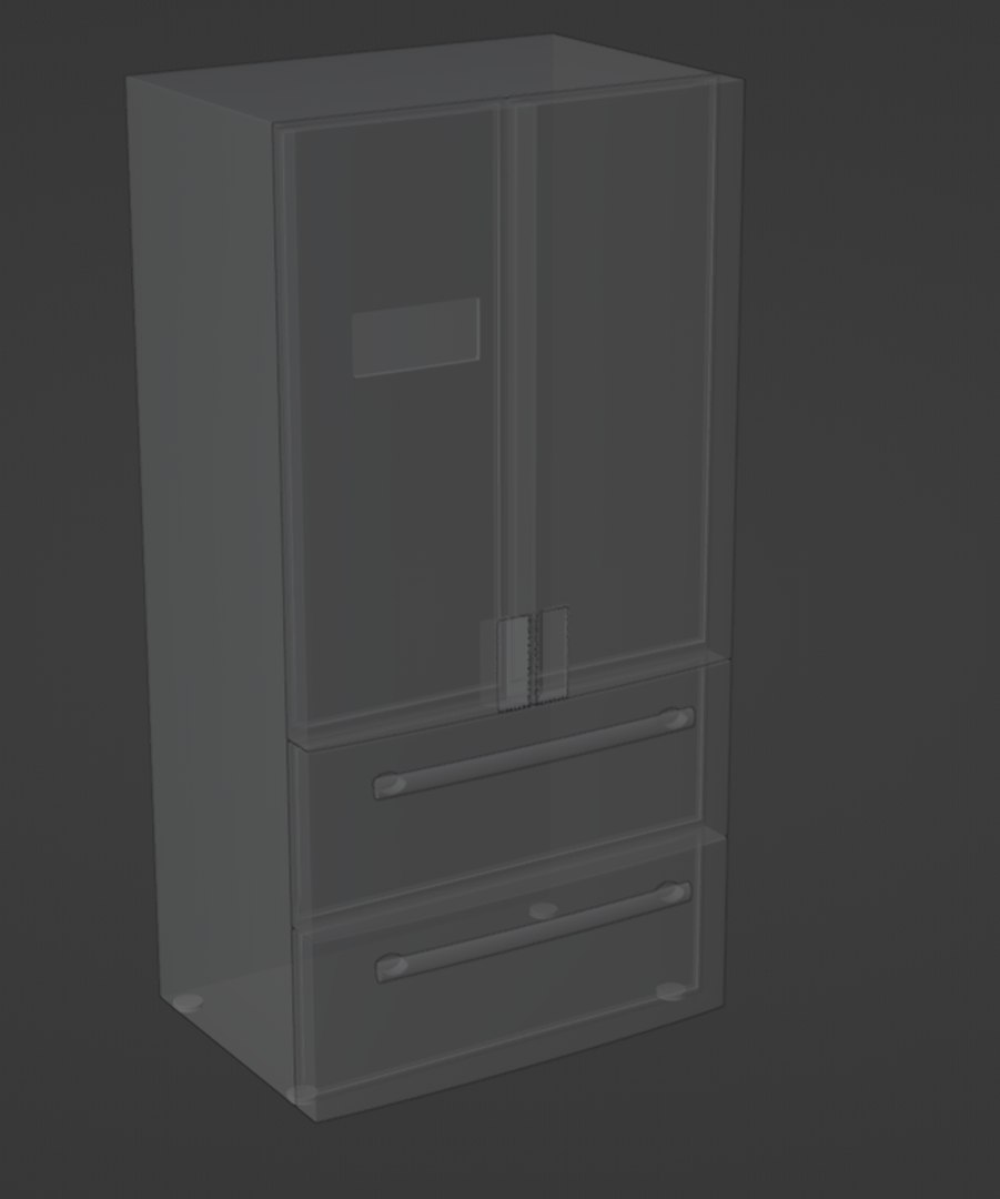 3D Kitchen Fridge - TurboSquid 2185192