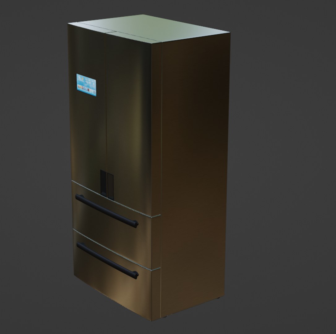 3D Kitchen Fridge - TurboSquid 2185192