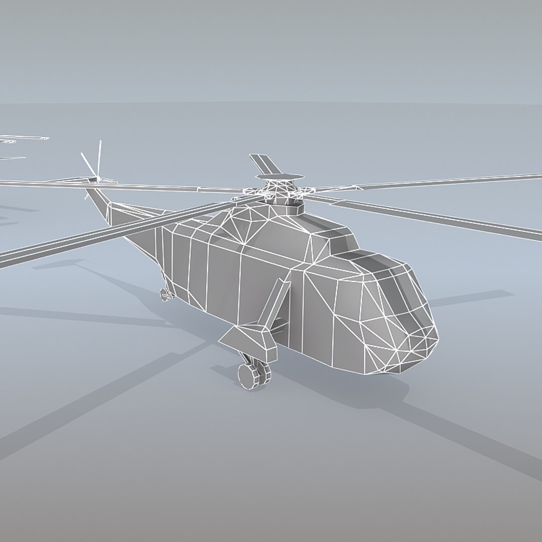 Royal Navy Westland Sea King 3d Model