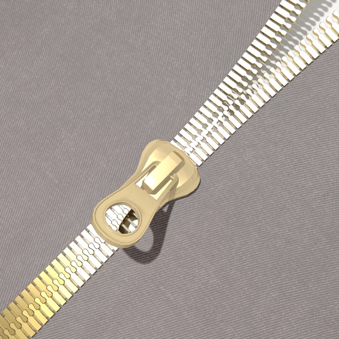 3dsmax Open Zipper
