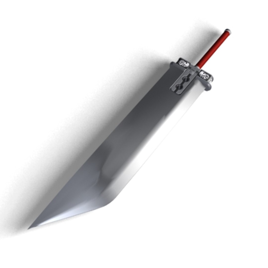 3dsmax Cloud Strife Sword
